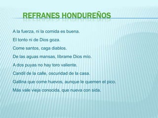 Hondurenismos | PPTX