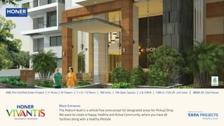 Honer Vivantis by Honer Homes - 2/3 BHK Residential Apartment near ...