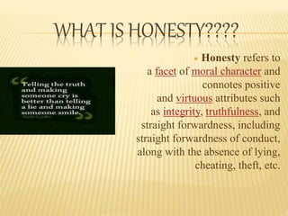Honesty | PPTX