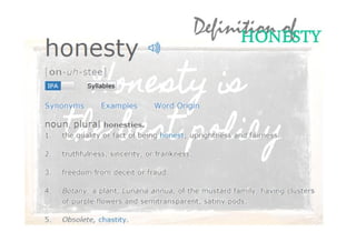 Honesty | PDF