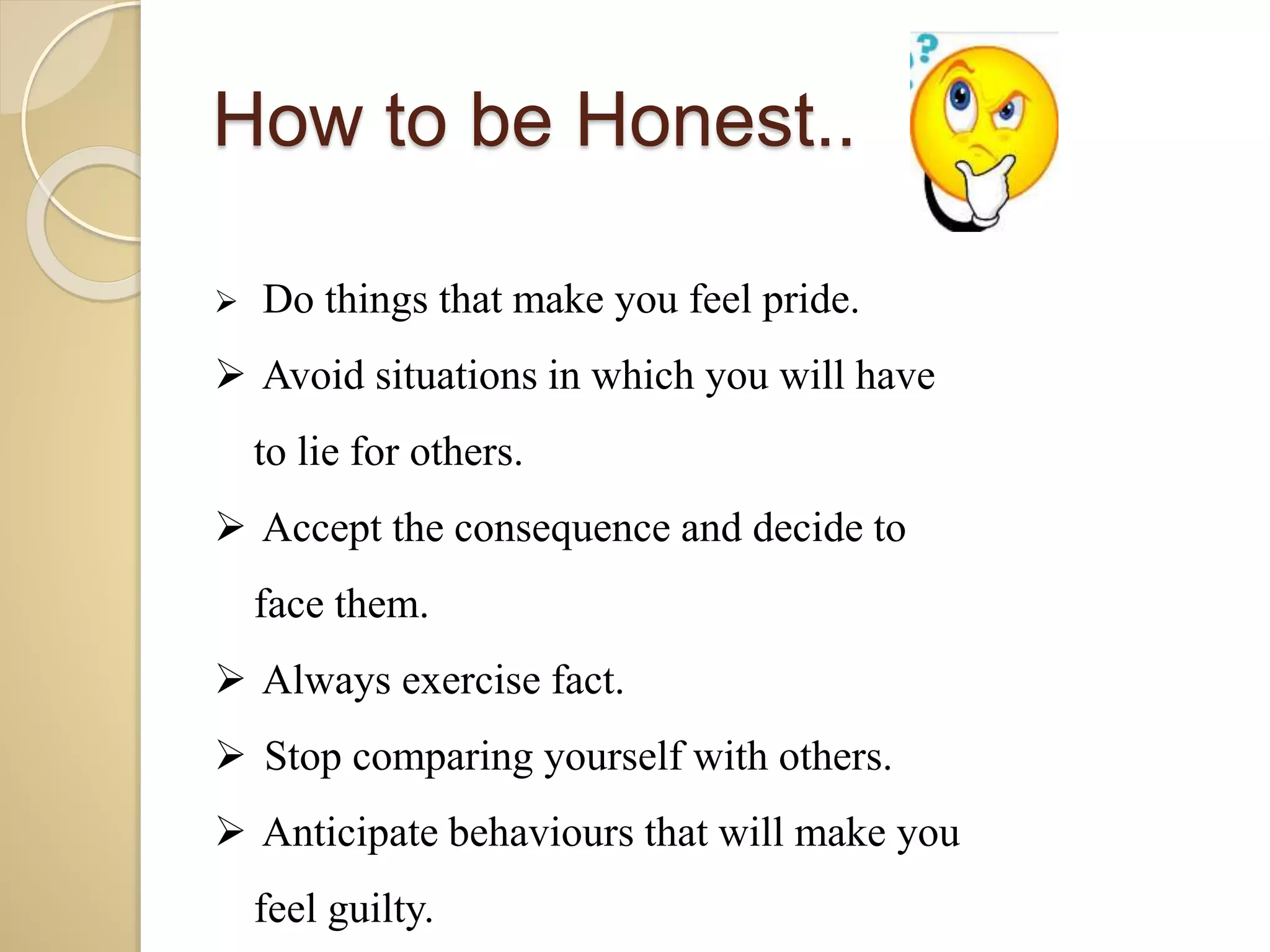 Honesty | PPTX
