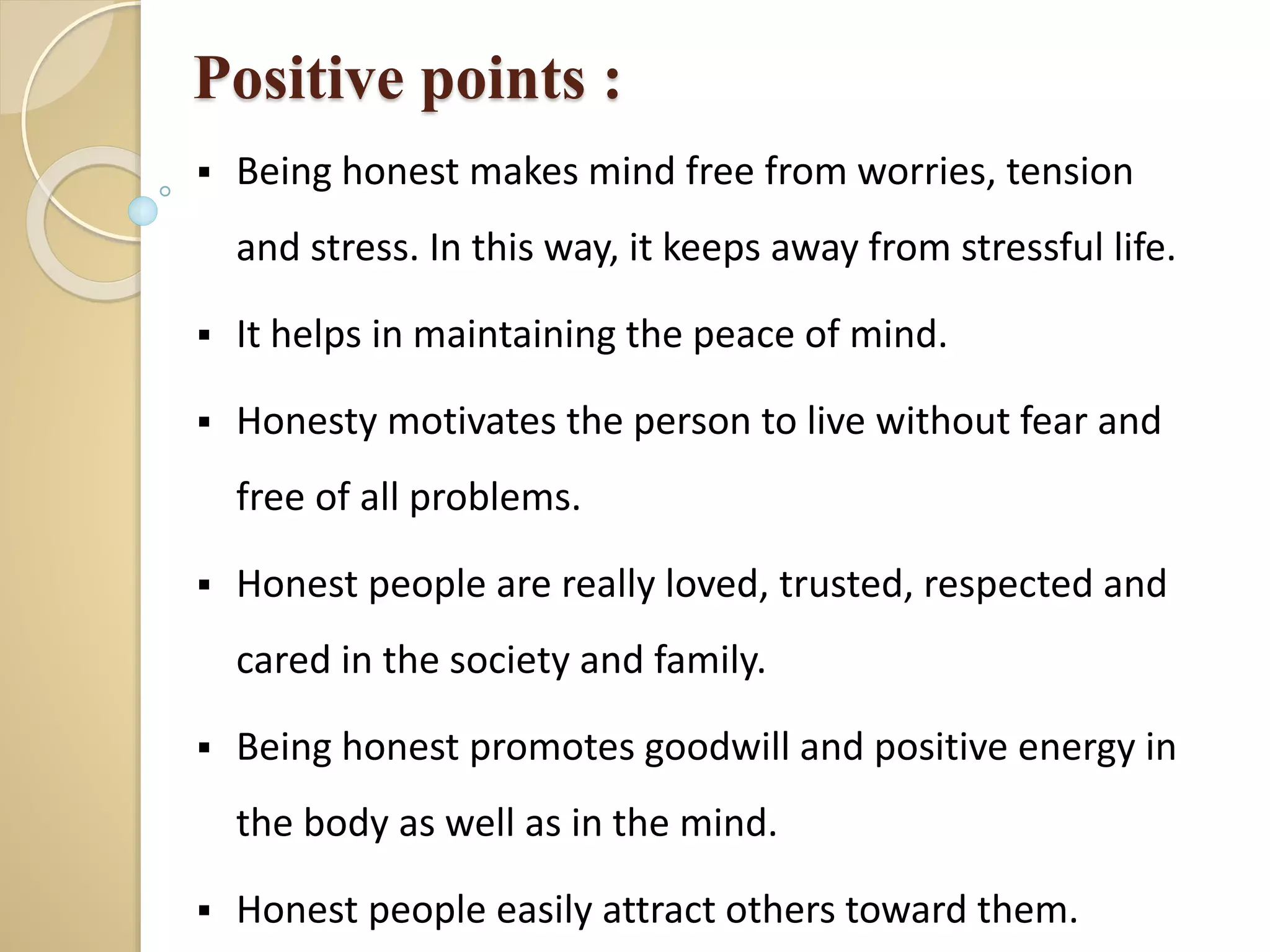 Honesty | PPTX