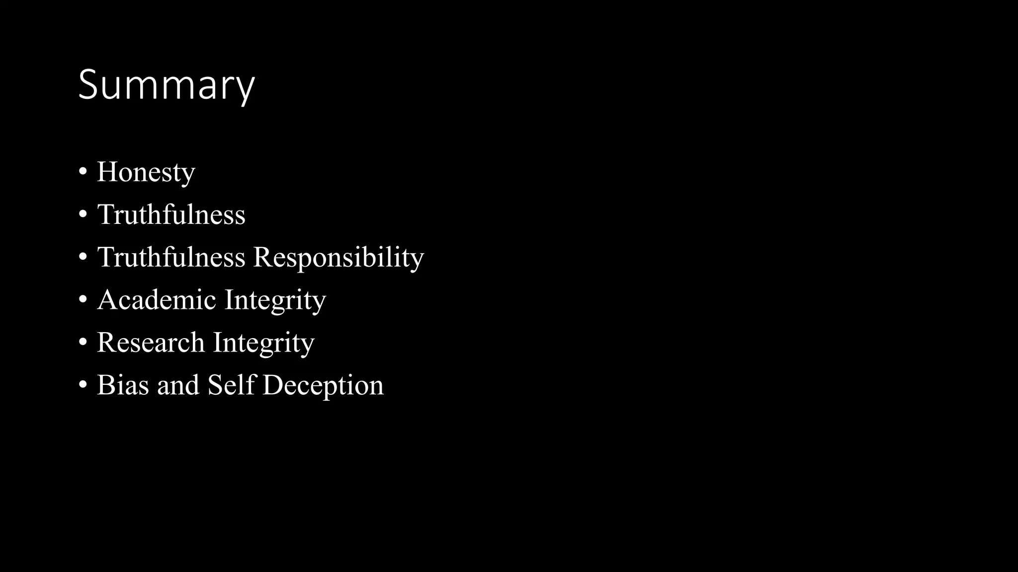 Honesty and research integrity | PPTX