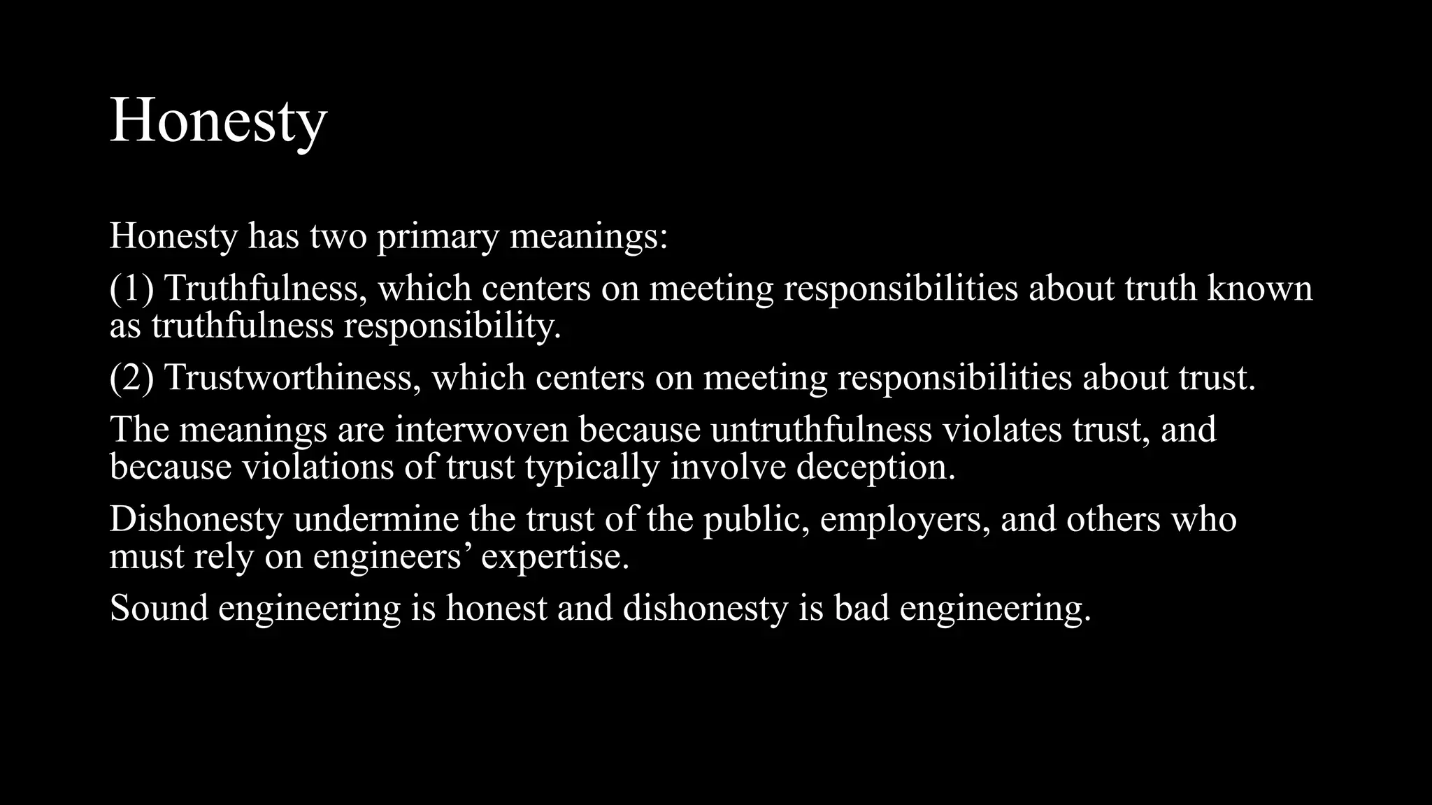 Honesty and research integrity | PPTX