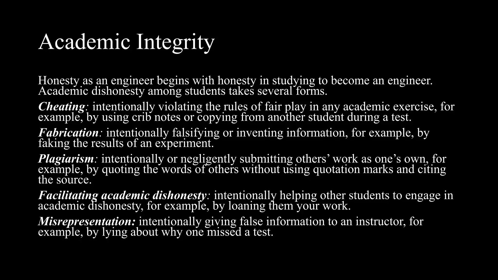 Honesty and research integrity | PPTX