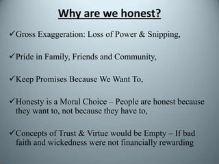 Honesty is a best policy | PPTX