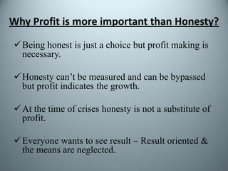 Honesty is a best policy | PPTX
