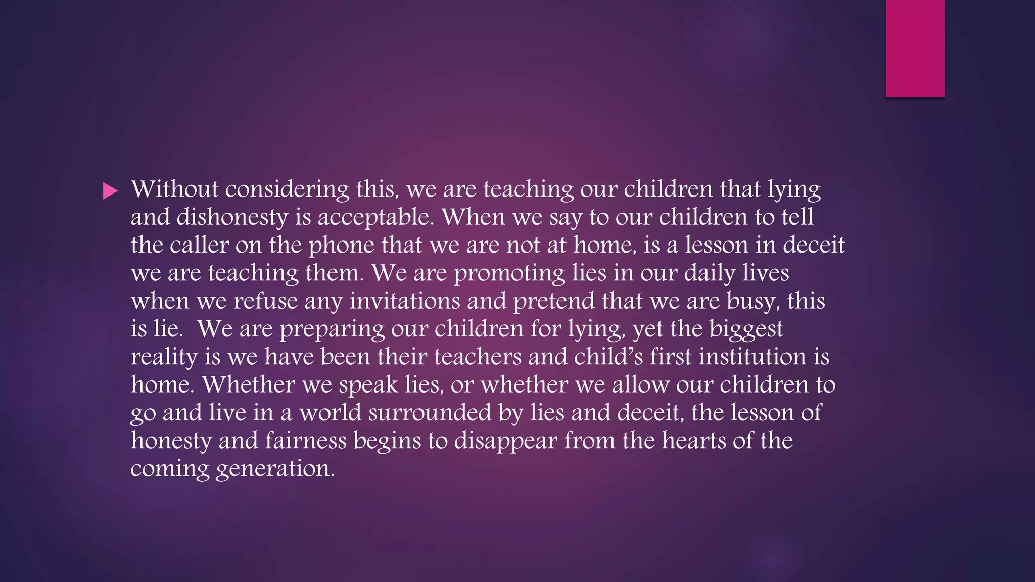 Honesty is Important For Spending Life | PPTX