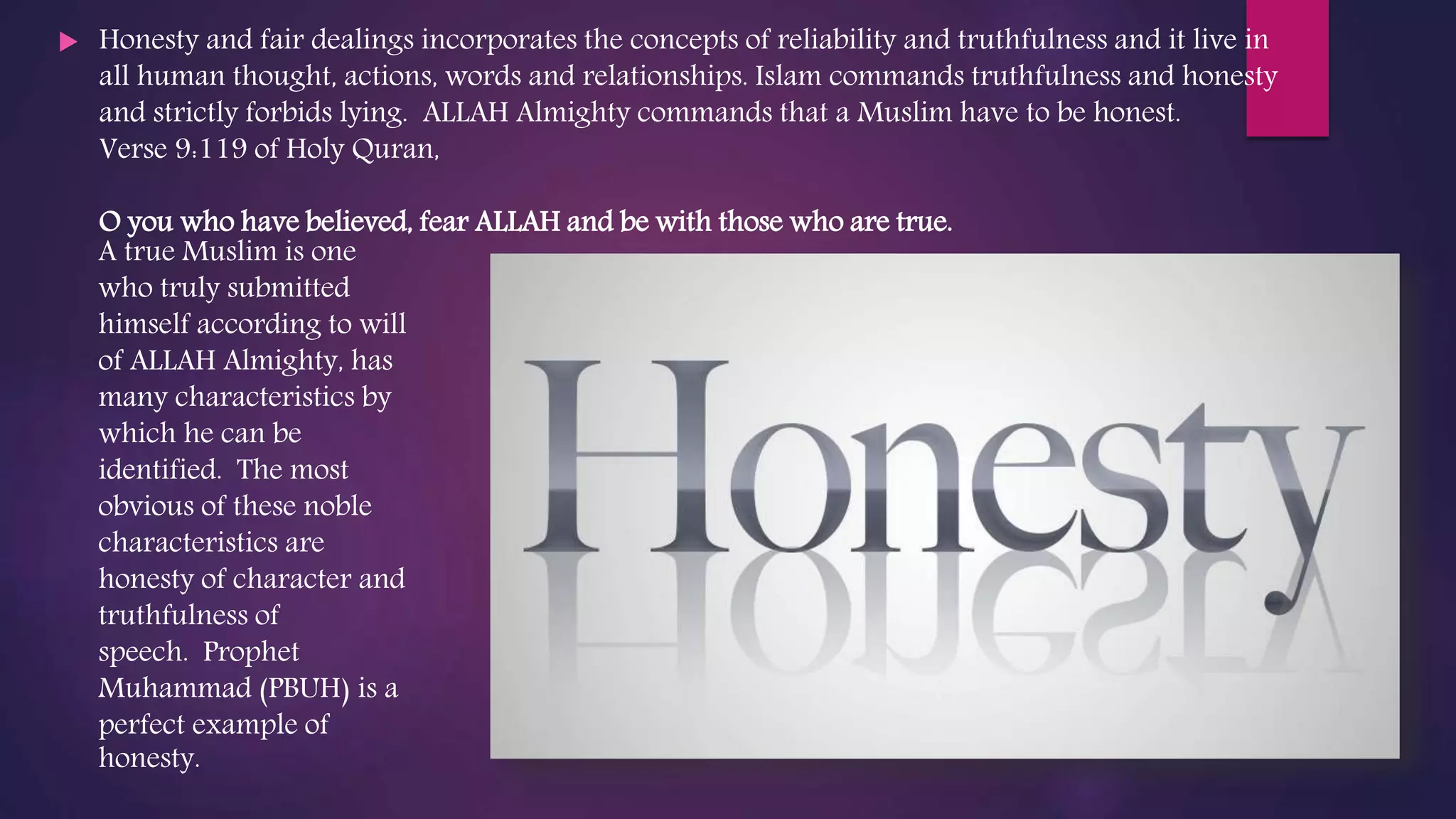 Honesty is Important For Spending Life | PPTX