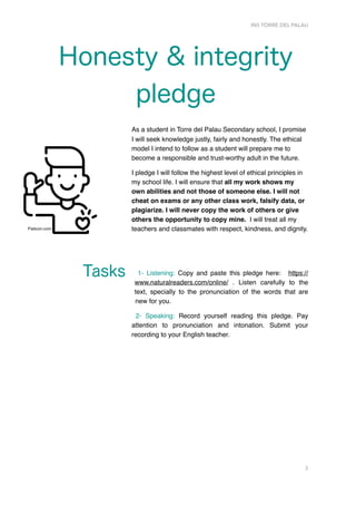 Honesty text pledge | PDF