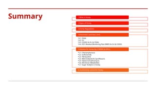 Honey quality requirement as per EU and fssai | PPT