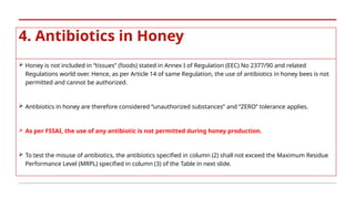 Honey quality requirement as per EU and fssai | PPTX