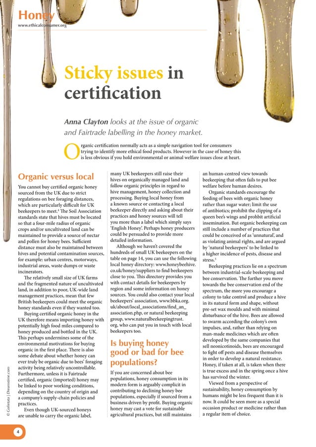 Honey - an ethical guide | PDF