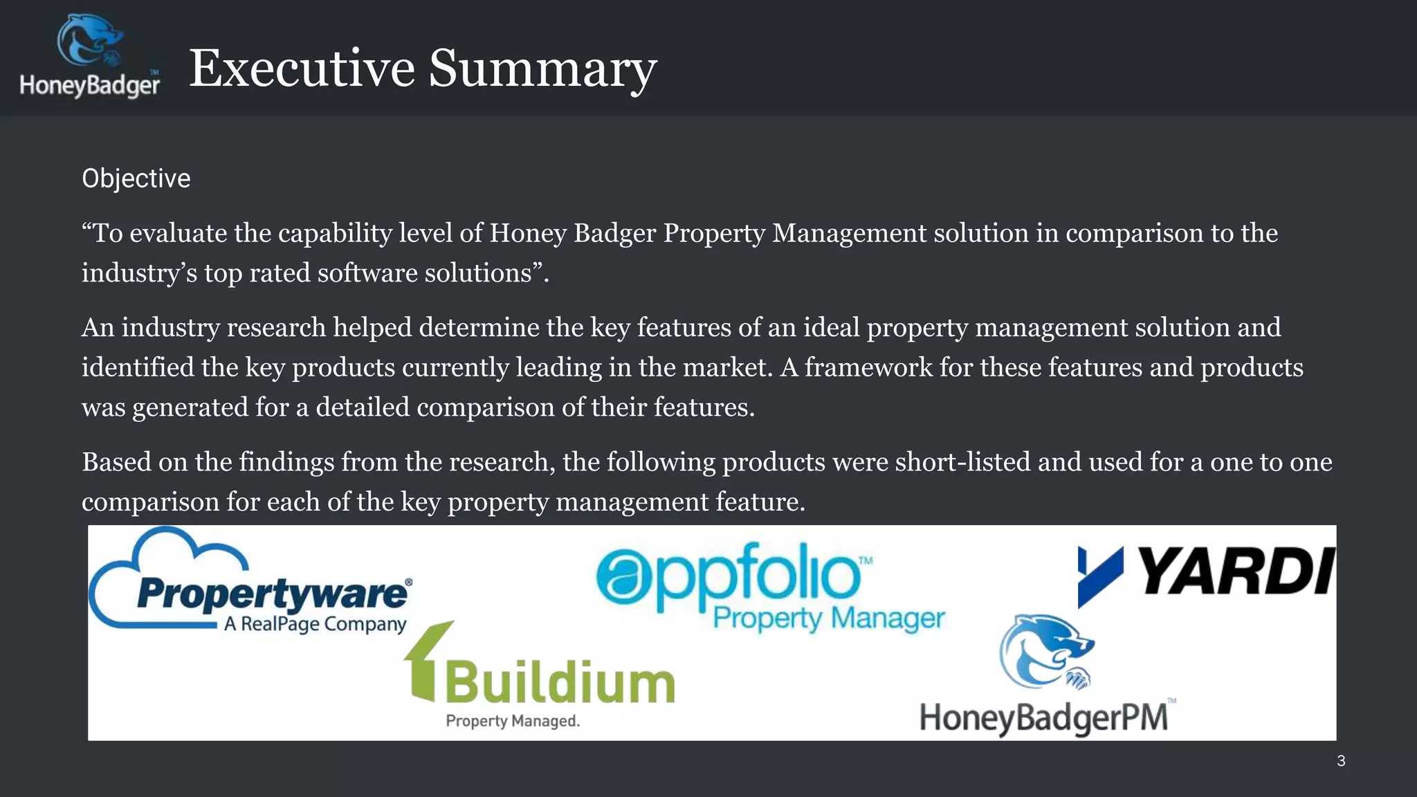Honey Badger review and comparison v2.0 Property Management | PPTX