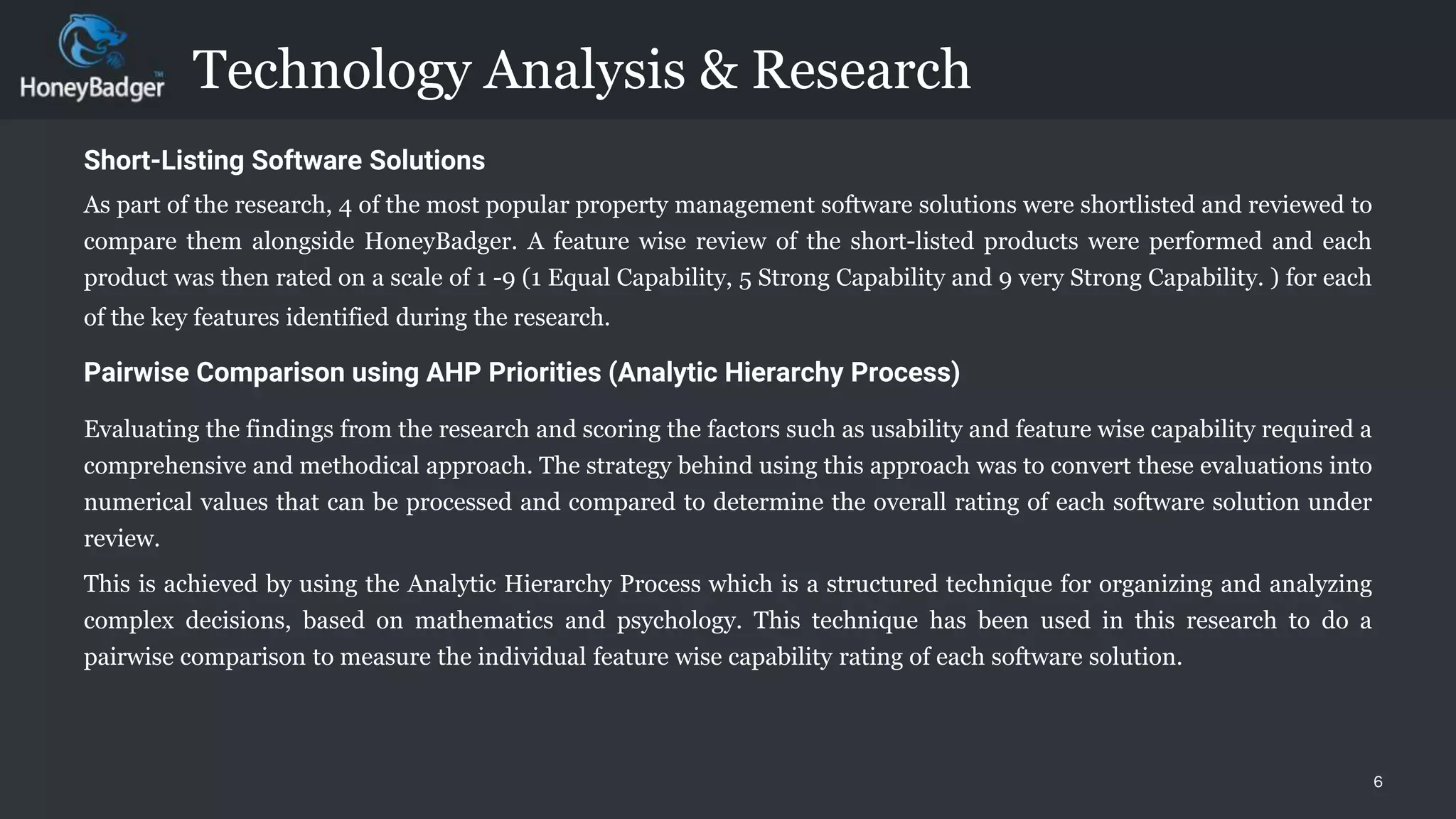 Honey Badger review and comparison v2.0 Property Management | PPTX