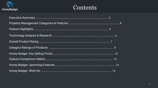 Honey Badger review and comparison v2.0 Property Management | PPT