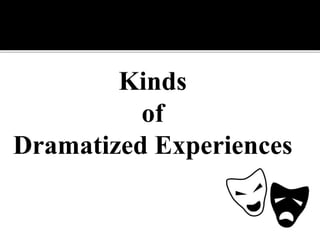 Dramatized Experiences | PPT