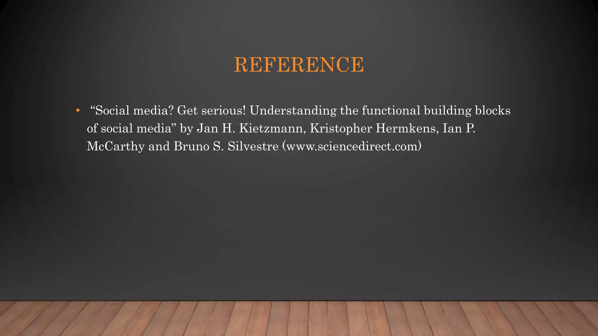 Honeycomb framework in social media | PPT