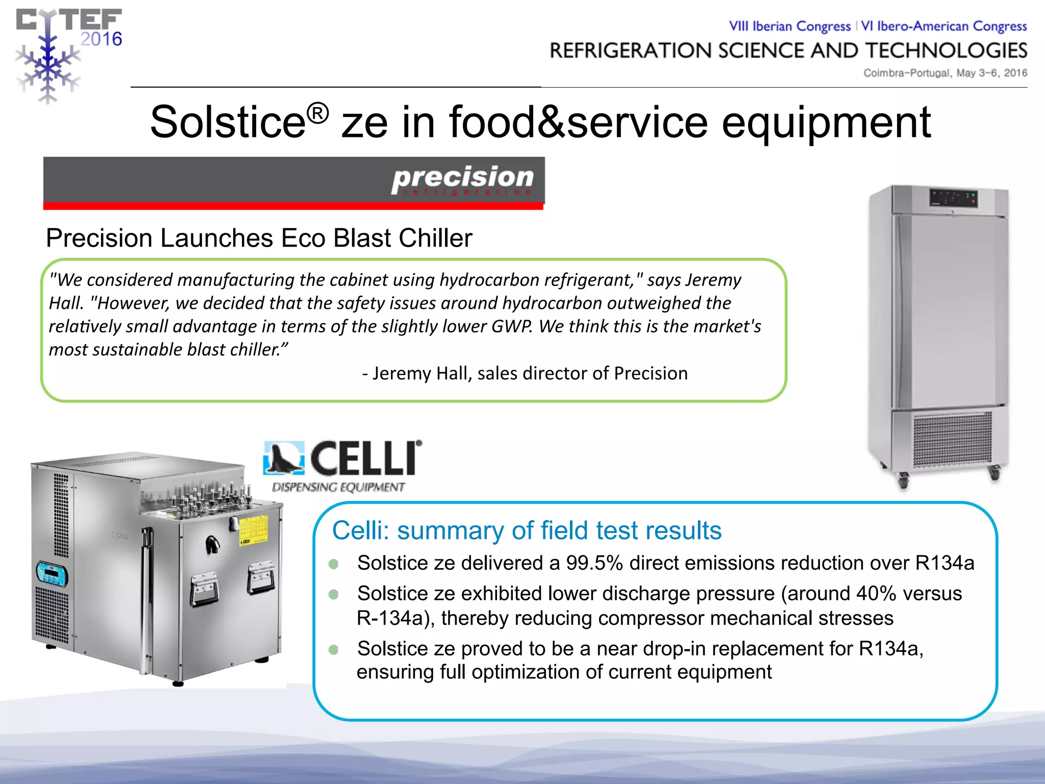 Honeywell Refrigerant Presentation - Refrigeration Science and ...