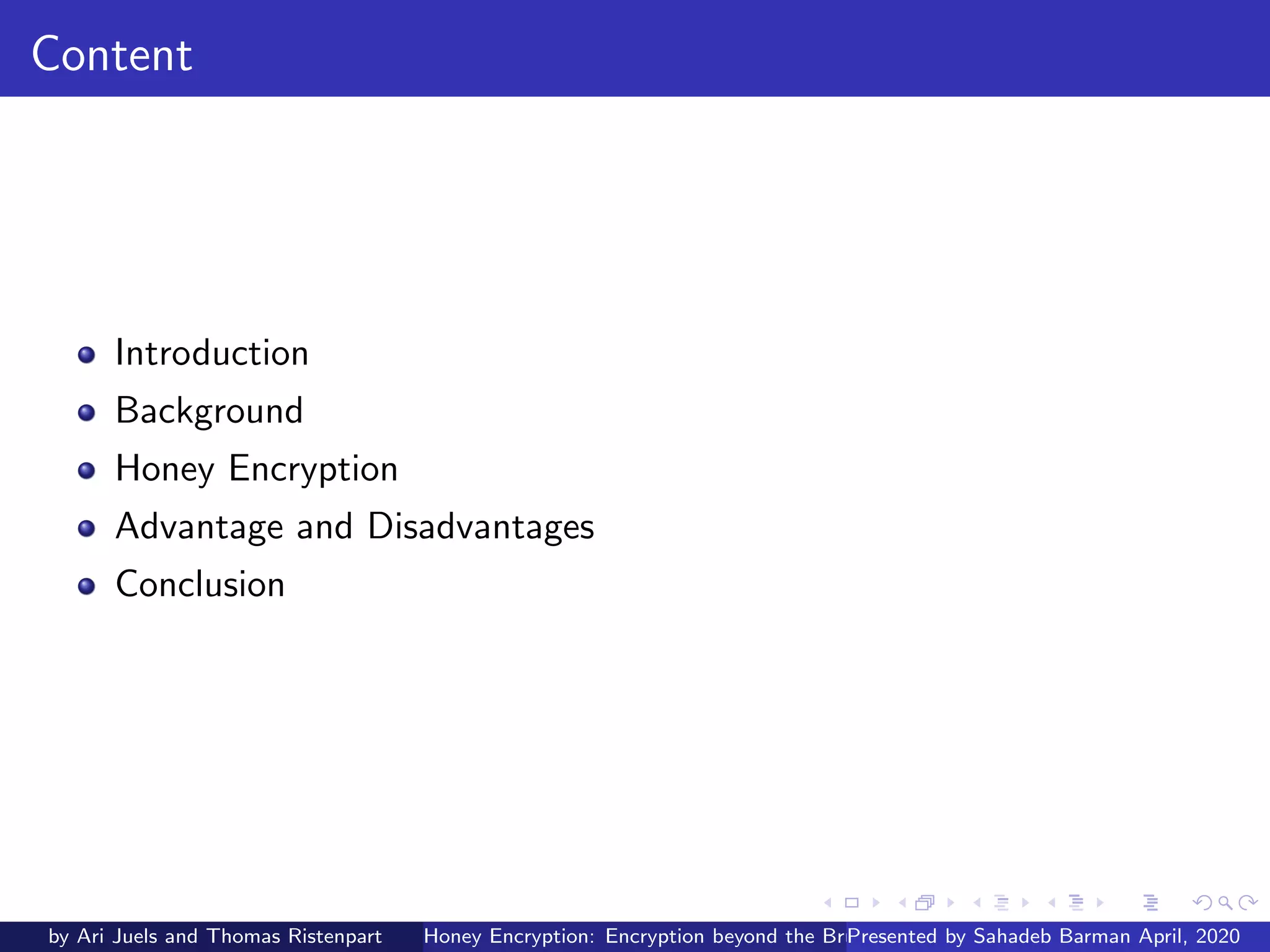 Honey Encryption Ppt