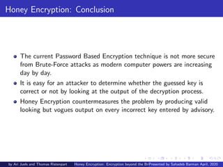 Honey encryption | PDF