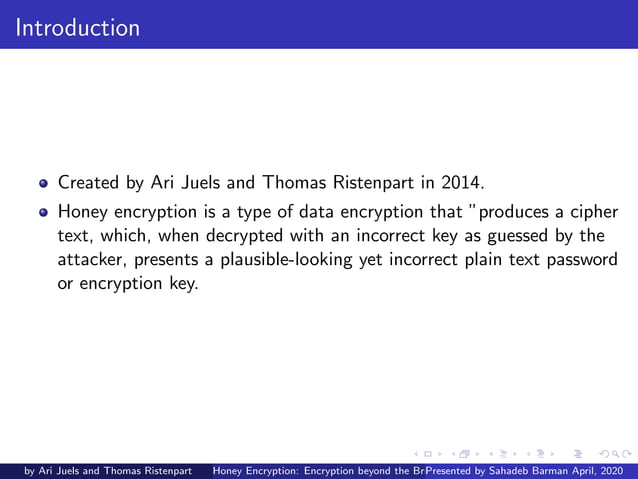 Honey encryption | PDF | Internet | Computing
