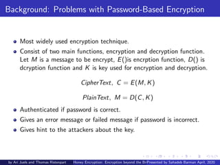 Honey encryption | PDF