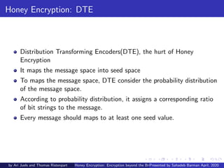 Honey encryption | PDF