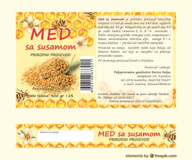 Honey label | PDF