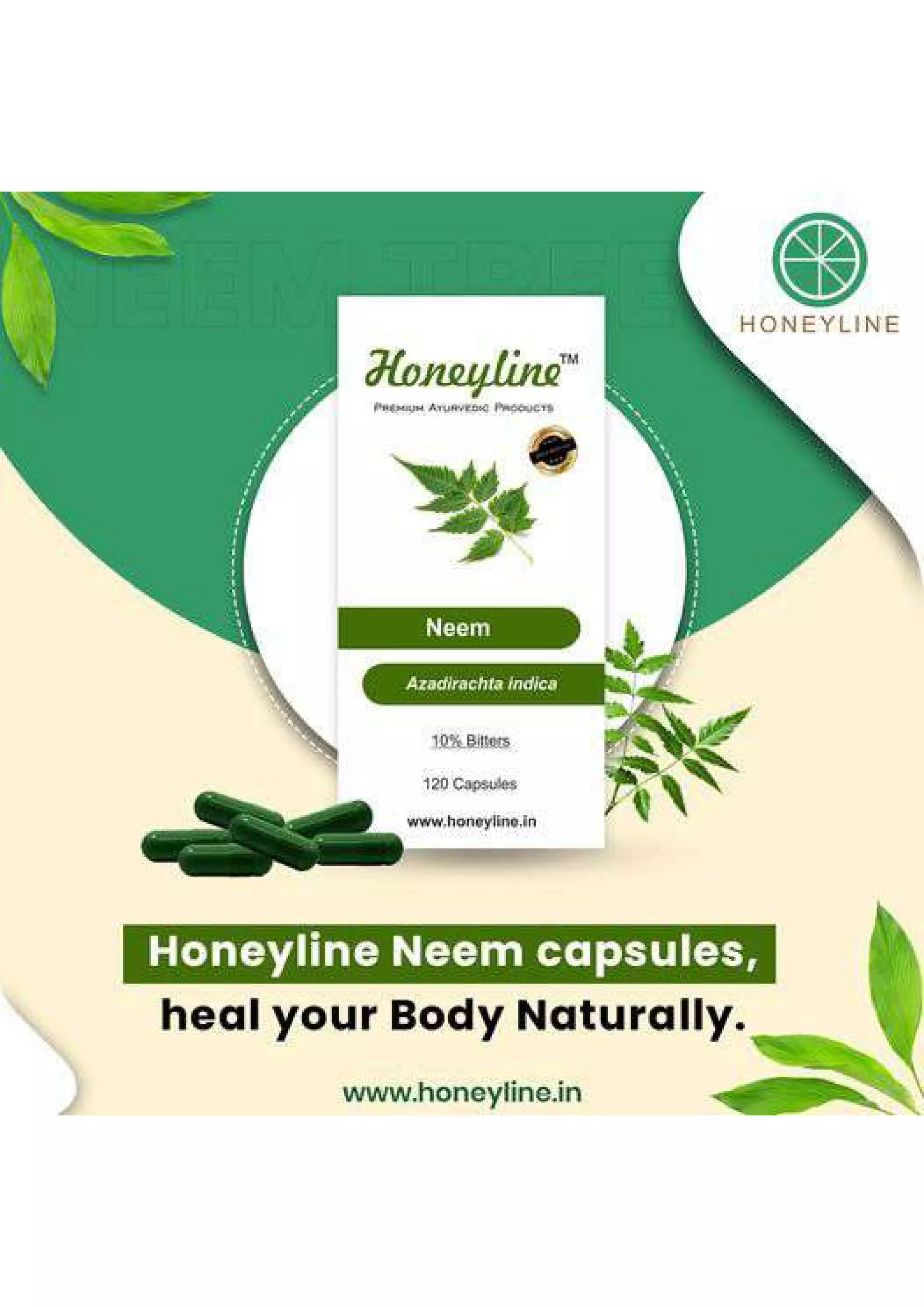 Honeyline Neem Capsule is a natural and Ayurvedic supplement | PDF