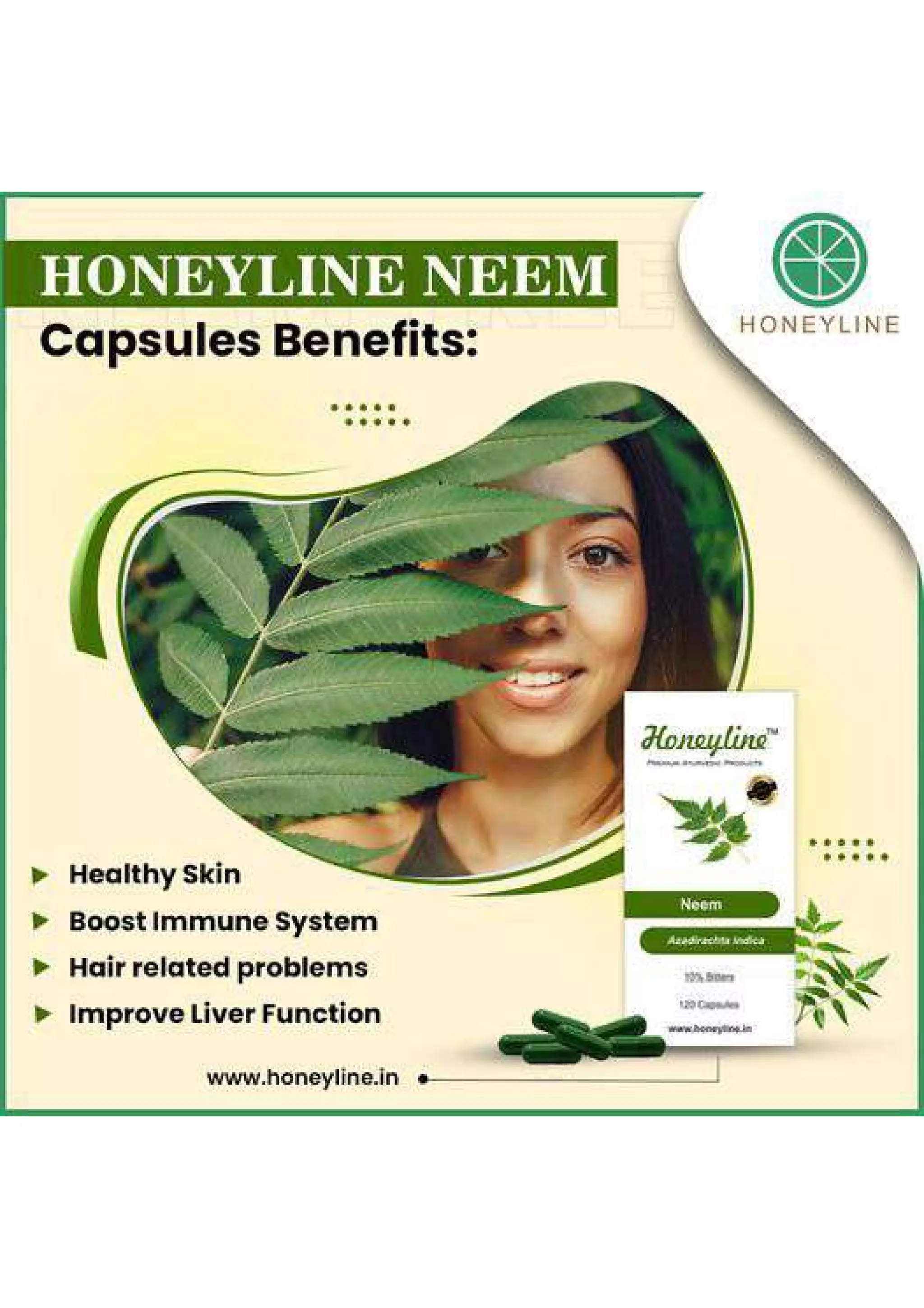 Honeyline Neem Capsule is a natural and Ayurvedic supplement | PDF