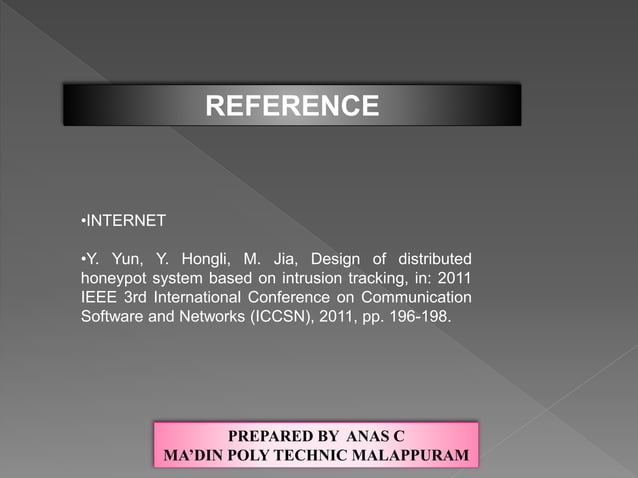 Honeypot Based Intrusion Detection System Ppt Pptx