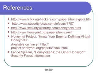 Honeypot-A Brief Overview | PPT
