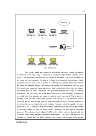 Seminar Report on Honeypot | PDF