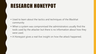 Honeypot a trap to hackers | PPT