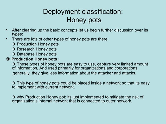 Honey pots | PPT