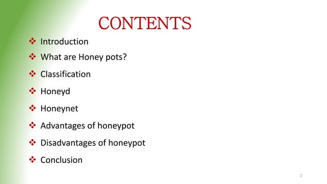 Honeypots | PPT