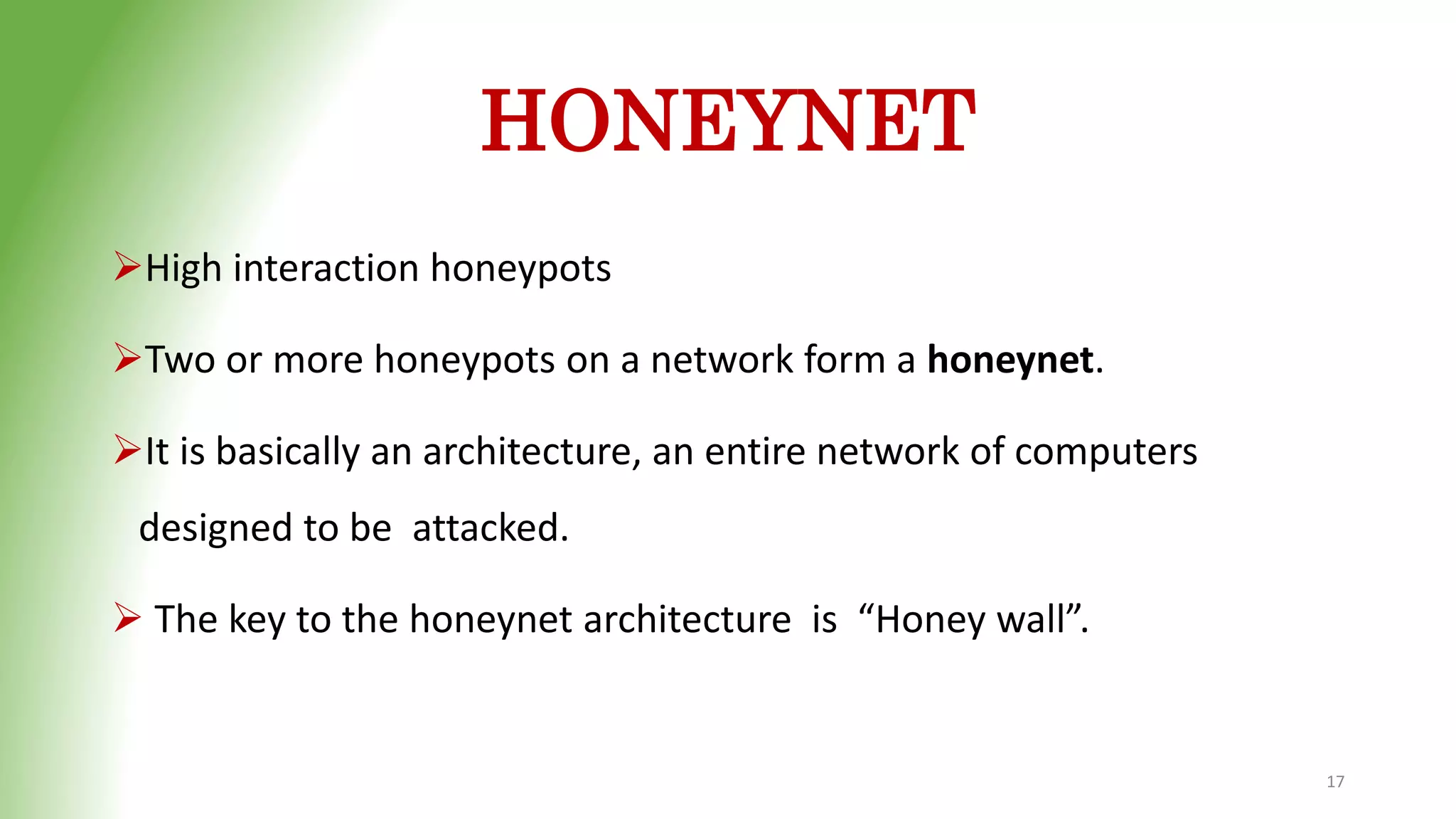 Honeypots | PPTX