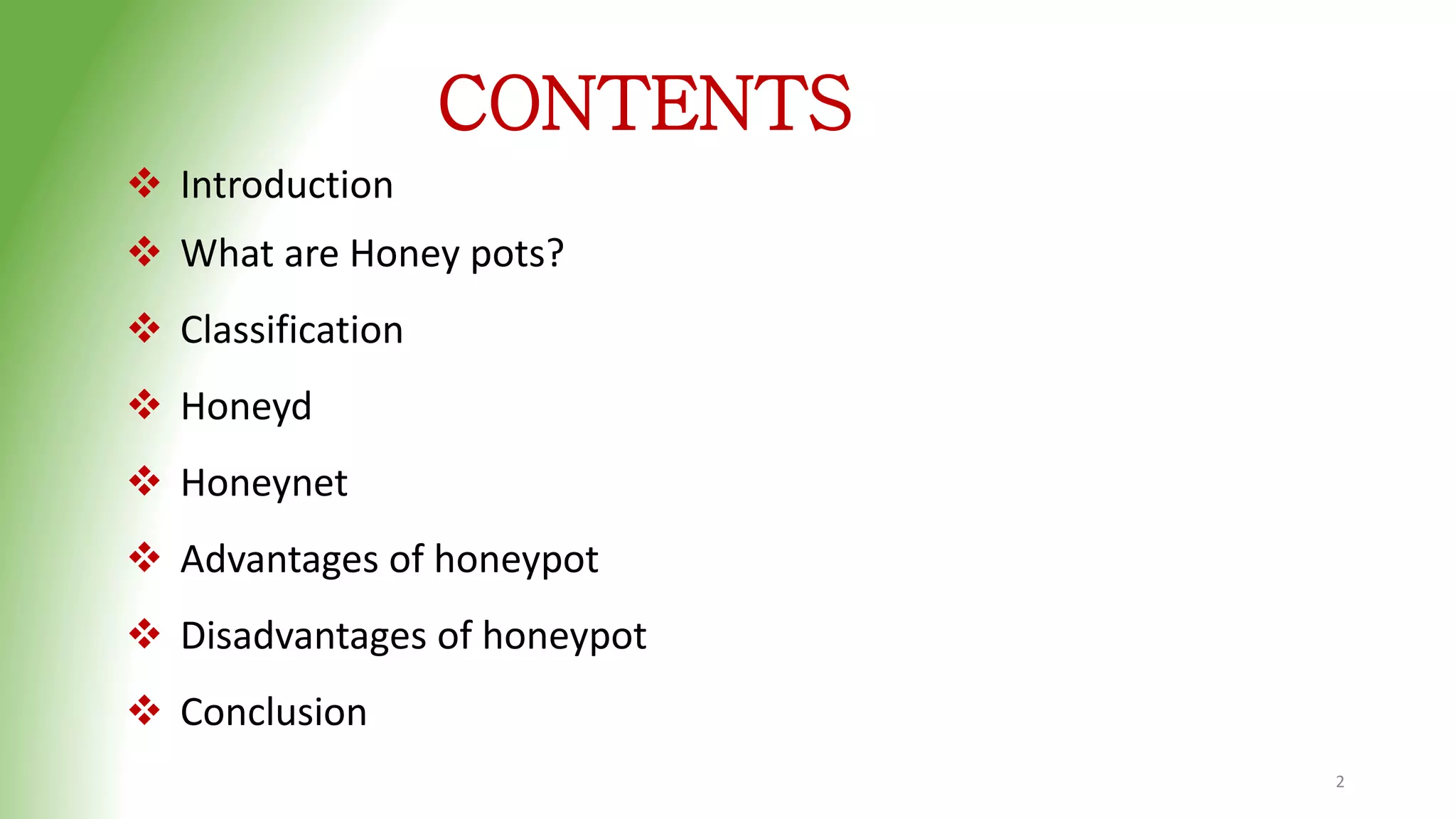 Honeypots | PPTX