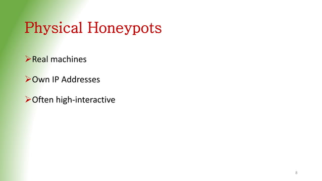 Honeypots | PPTX