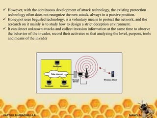 Honeypot-Defense through Mechanism | PPTX
