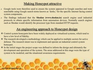 Honeypot-Defense through Mechanism | PPTX