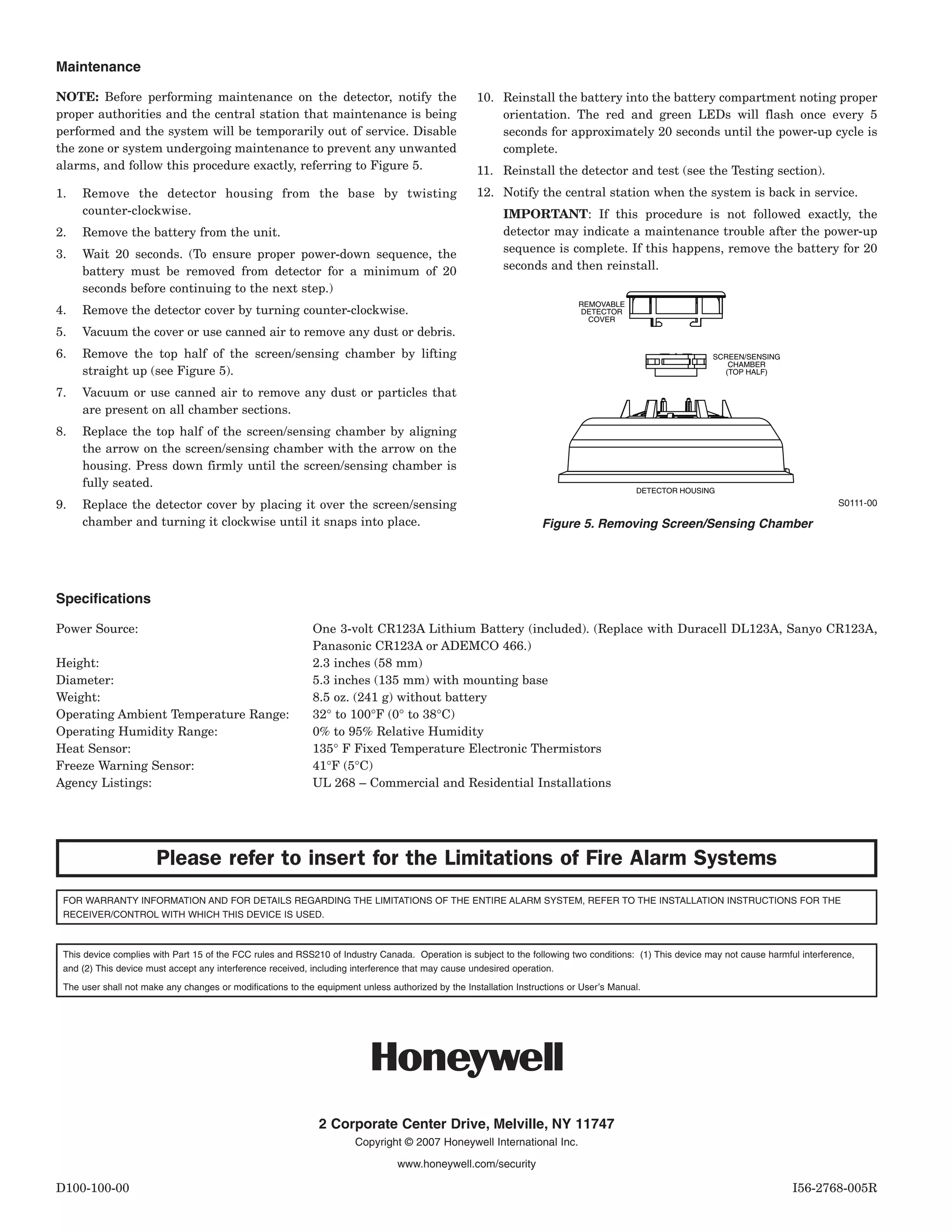Honeywell 5808w3-install-guide | PDF