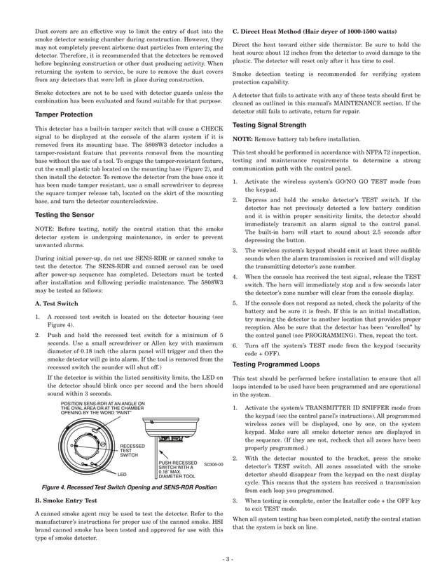 Honeywell 5808w3-install-guide | PDF