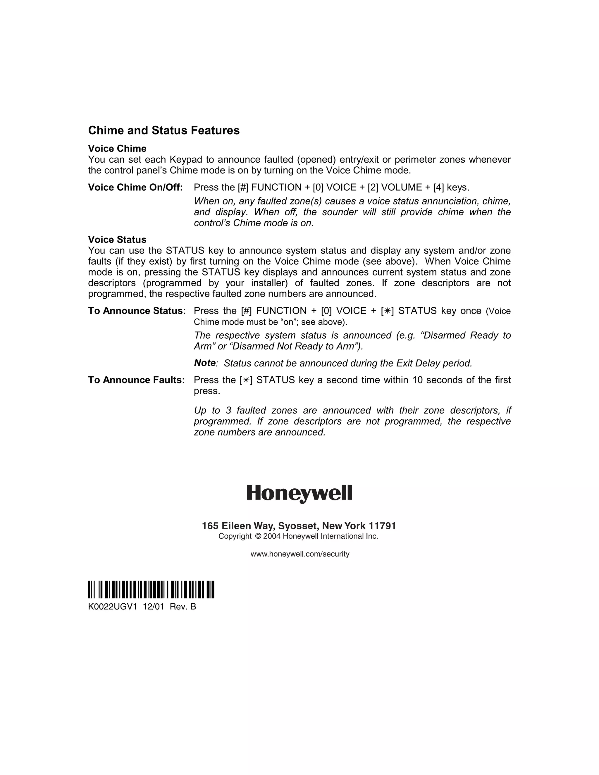Honeywell 6150 v-honeywell-6160v-user-guide | PDF
