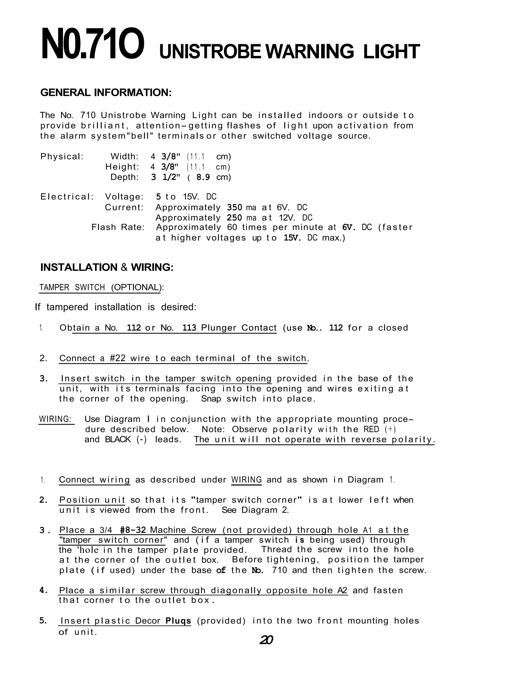 Honeywell 710-install-guide | PDF