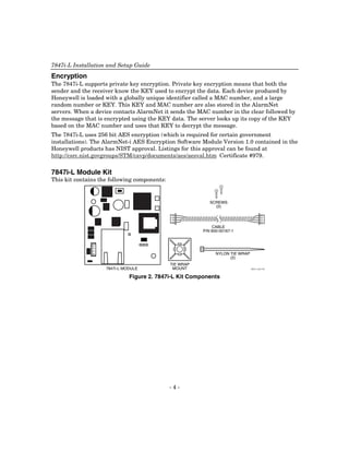 Honeywell 7847i-l-install-guide | PDF