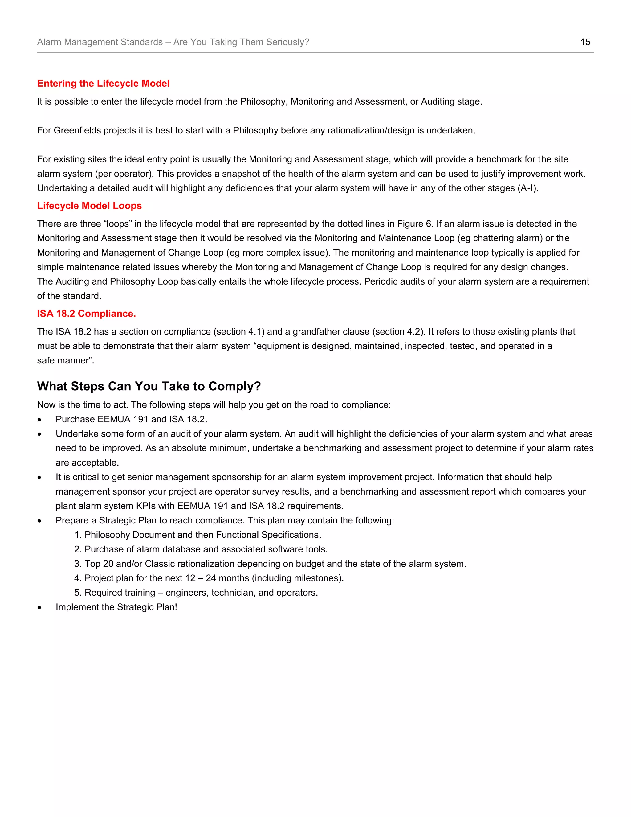 Honeywell - Alarm management standards taken seriously | PDF