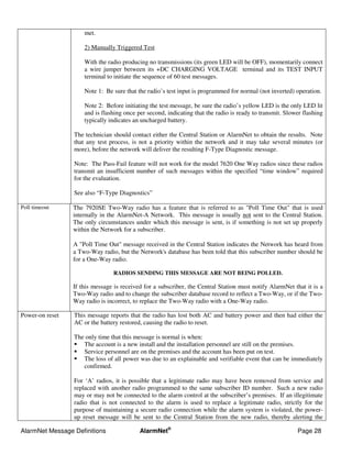 Honeywell alarmnet-message-definitions | PDF