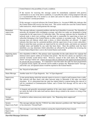 Honeywell alarmnet-message-definitions | PDF